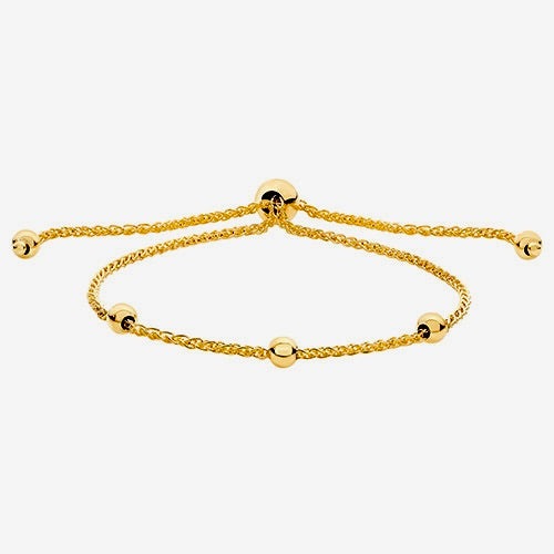 9ct Gold Pull String Friendship Bracelet - BARRETT JEWELLERY ...