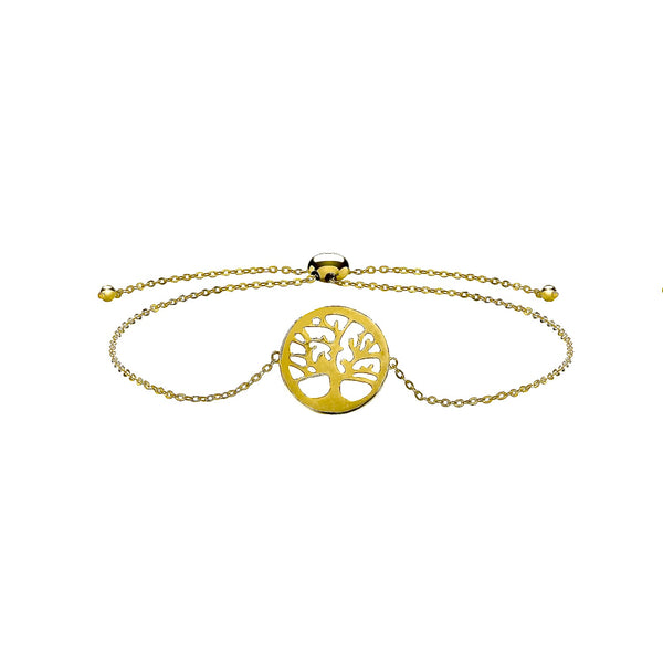 9ct Gold Tree Of Life Friendship Bracelet - BARRETT JEWELLERY ...